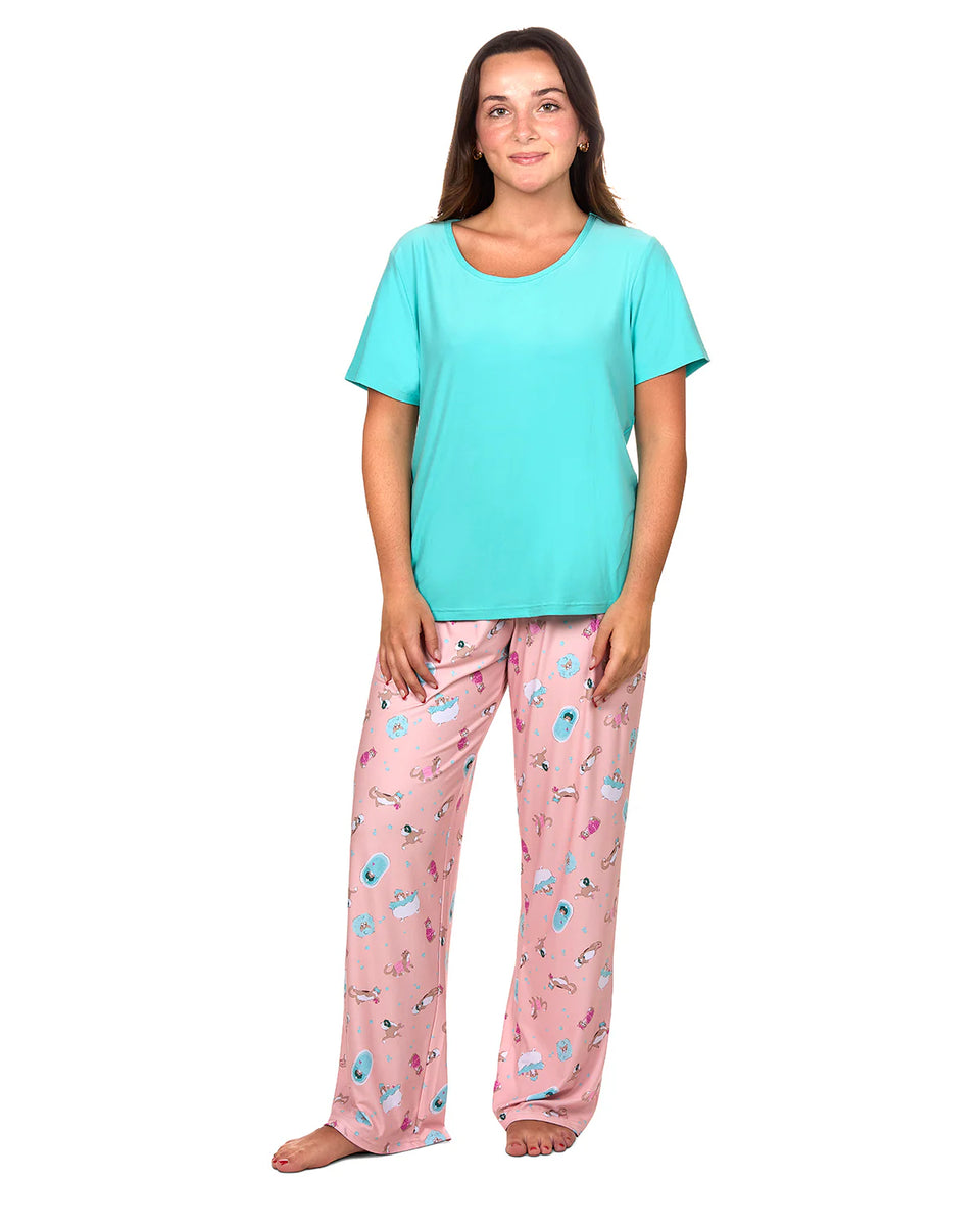 MeMoi PJ's in a Bag - Spa Kitty – Paramount DaySpa Salon Boutique
