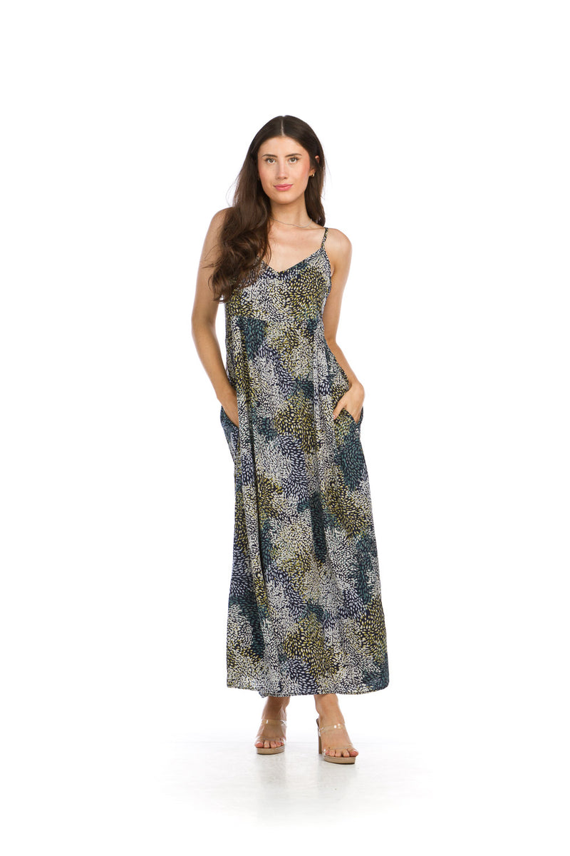 Papillon Spaghetti Strap Maxi Dress – Paramount DaySpa Salon Boutique